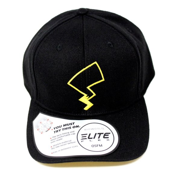 Bioworld | Accessories | Pokemon Thunderbolt Pikachu Snapback Hat | Poshmark